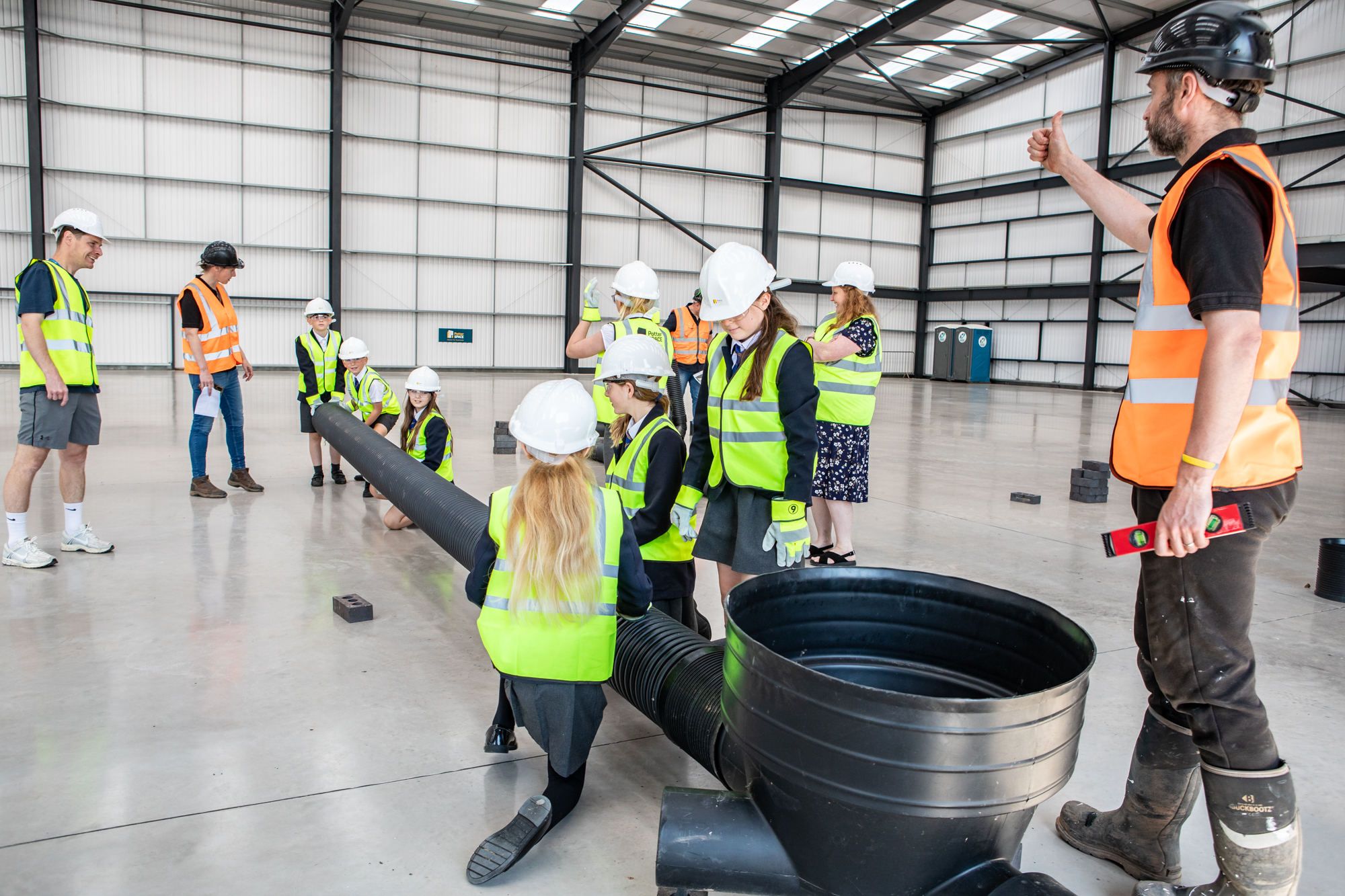 Potter Space Droitwich inspires next generation with site tour - Potter ...