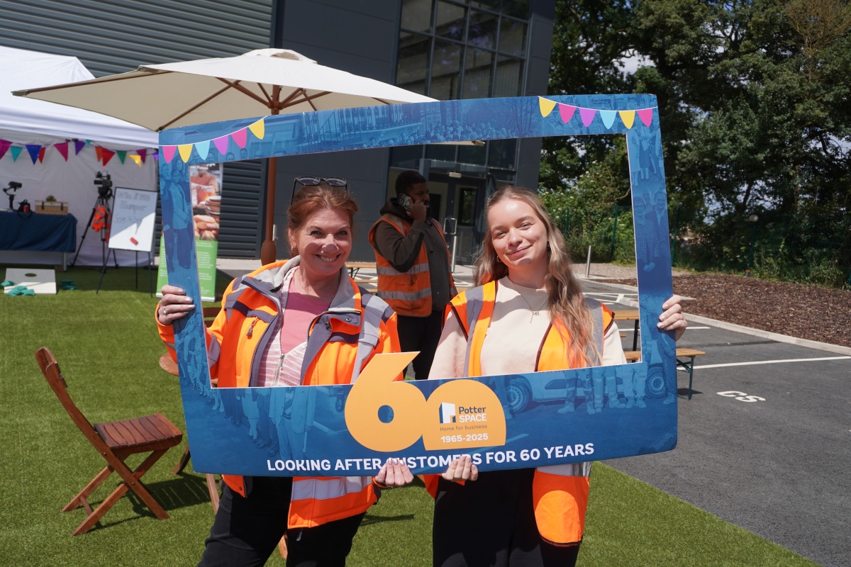Celebrating looking after customers for 60 - Potter Space